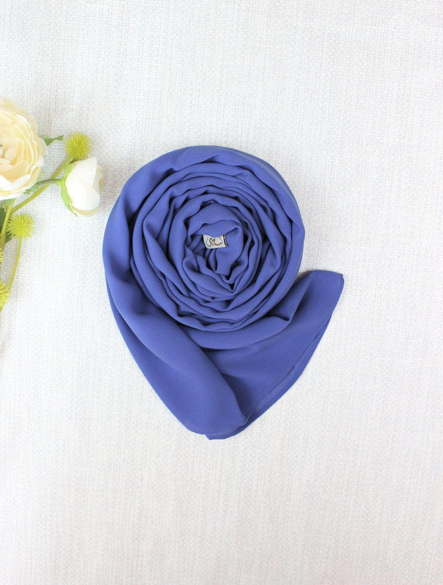 Bright Blue Scarf Hijab – fusionstore.ae